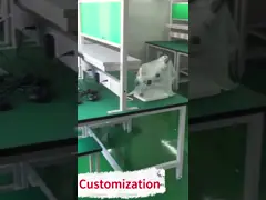 China 24"X48" ESD Work Bench With Lighting Illuminated Anti Static Work Surface for sale