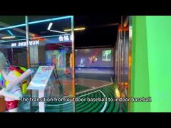 China Indoor Virtual Reality Sports Ar Projection Smart Baseball Simulator Baseball Simulation for sale