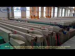 China Colouring Anodizing Production Line With Stannous Sulfate And Free Sulfuric Acid for sale
