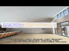 Curved Ceiling Tile Metalworks Perforated Acoustic Panels Baffles Sound Absorption Board