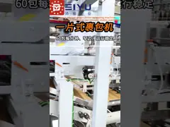 04-12 One-piece narrow-edge carton wrapping machine, packaging speed 60 cartons per minute