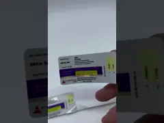 Custom Glass Vial Labels for HCG 10000 and Other Peptide Products Laser Hologram PET Material