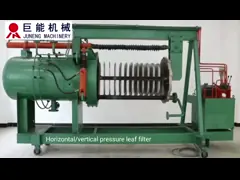 Automatic Plate Type Hermetic Horizontal Leaf Filter per la decolorazione dell'olio grezzo