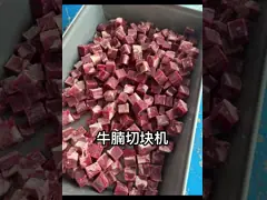 China Electric Commerical Frozen Pork Cutting Machine With Efficient Slicing For Pork Blocks for sale