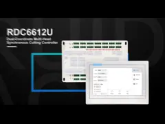 Ruida RDC6612U Sistema de doble coordenada cuatro cabezas de cambio mutuo controlador láser