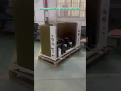 37kw Commercial Air Source Heat Pump High Efficiency R 410A Heating Cooling System