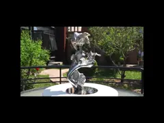 Custom Stainless Steel Cast Flying Eagle Sculpture for Wholesale