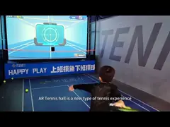 China Ar Sports Amusement Park Game Indoor Tennis Ball Machine Tennis Ball Machine for sale