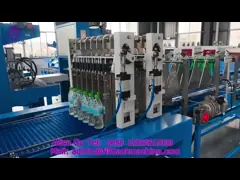 1930P15Fully Automatic Linear Shrink Wrapper For Plastic Bottle Packing Equipment With Printed Films
