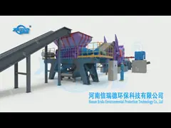 3D of Scrap steel crushing and sorting line