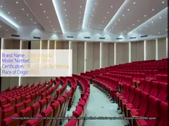 2/2/0.5mm 4'x8' Auditorium Microperforated Wooden Sound Absorbing Wall Acoustic Panels