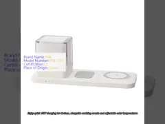 China Desktop LED Night Light Wireless Charging Aromatherapy Light 3 In 1 for sale