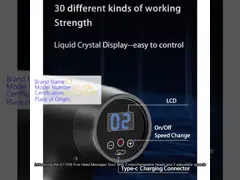 Ощутите преимущества массажного пистолета с пятью головами 2-3 часа