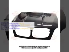 China 2008-2014 Carbon Fiber Used Car Hood For B-M-W X6 X5 E70 E71 Engine for sale