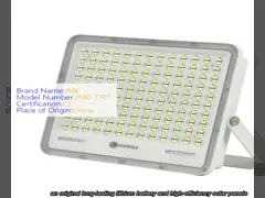 China Multi Functional LED Solar Floodlight Light Control Outdoor Waterproof Flood Light for sale