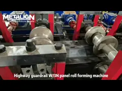 Compact and Efficient Cold Roll Forming Machine for Highway Guardrail W Panel Production