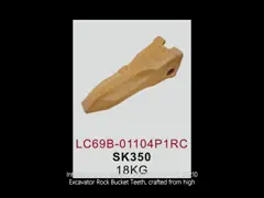 SK230RC SK210RC SK210 YN69S00IL ExcavatorRock Bucket Teeth Mining-Specific Flat