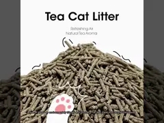 Tea cat litter