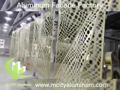 China 3d China Aluminum wall cladding facade wall panel cladding panel for China project for sale