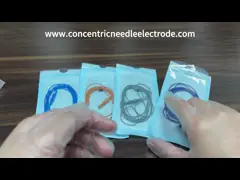 19mm EMGの生殖不能の針、Subdermalの着色された使い捨て可能な針