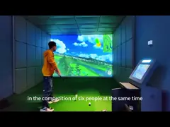 China 5d Funny Digital Sports Golf Games Fighting Game For Shopping Mall Sports Center for sale