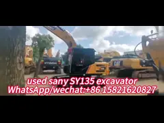 SY135CPro Sany 13 Ton Excavator With Crawler Chain For Demolition Forestry