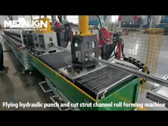 Stable and Precise Roll Forming Line for Photovoltaic Strut Channel and Earthquake Resistant Brackets