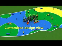 Resort Park Hote Large Child Playground Equipment Multi-functional Combination Outdoor Play Ground