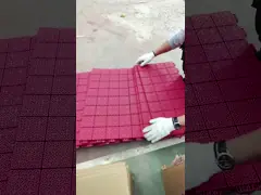 Weather Resistant Basketball Court Flooring Tiles Multi Sport Interlocking Tiles CE RoSH