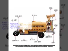 China Small Water Sprinkler Truck 8-12m Sprinkling Area 30-50Km/H for sale