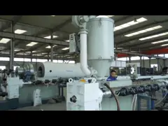 Cina Macchina per estrusori in PP per tubi in HDPE a striscia blu per approvvigionamento idrico a parete solida in vendita