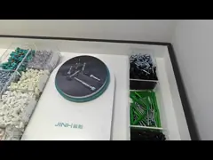 China Jh-4002 White Abs Shelf Support Pegs, Zinc Alloy Nickel Plated Layer Board Peg For Furniture for sale