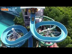 China OEM ODM Fiberglass Pool Slide Spiral Swimming Pool Slide Commercial for sale