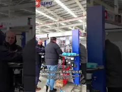 04-12 A Palestinian friend customized 36,000BPH hot melt adhesive labeling machine from our company