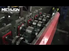 C Shaped Stud Profiles Roll Forming Line With Continuous Punching And Cutting