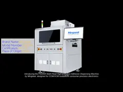 FS200A Máquina de distribuição de adesivos de alta precisão com várias cabeças para módulos CCM/VCM