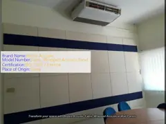 DIY Easy Installation Fabric Wrapped Acoustical Wall Panels Fiberglass Sound Absorbing Board