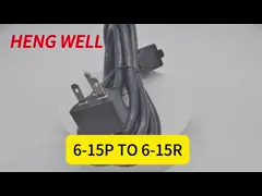 6-15P TO 6-15R USA 3 PIN POWER CORD