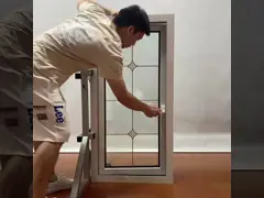 1.4mm 알루미늄 유리 창문 사용자 정의 크기 알루미늄 소리 방지 유리 창문