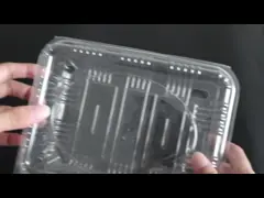 China 2 4 6 8 Cells Packaging Apple Container Plastic Fresh Fruit Blister Clear Box PET Plastic Clamshell Apple Packaging for sale