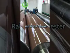 Ral 3011 polyester aluminum