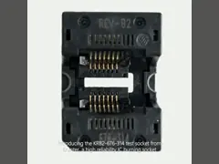 Υψηλή Αξιόπιστη KR-B2 676-314 Δοκιμαστική πρίζα IC καύση πρίζα προσαρμογέα στερεοθέτησης δοκιμαστικό πάγκο γήρανση πρίζα για την αξιοπιστία chip Custom CNC εξαρτήματα