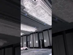 China 3200-6500K Three Colors Changing Light LED Chandelier Modern Light Luxury Acrylic Oval Pendant For Home And Restaurant for sale