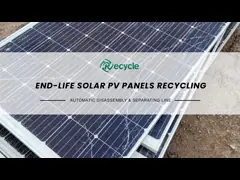 Eco-friendly Solar Panel Recycling Machine for HENAN RECYCLE Utility Scale PV Modules