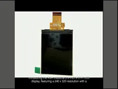 Industrial 240x320 Resolution IPS TFT LCD Display  MCU Interface 2.4 Inch