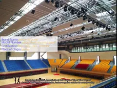 China Sport Hall 4'x8'x1'' Fireproof Wood Wool Cement Acoustic Wall Panel Soundproofing Board for sale