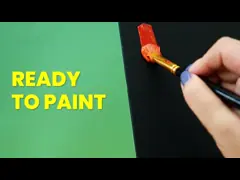 China Customizable Black Stretched Blank Black Stretched Painting Canvas Boards Various Sizes for sale