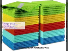 China High Absorbency Microfiber Car Cleaning Towel 40x40cm Reusable for sale
