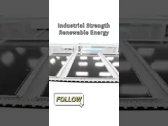 Flat Steel Black BIPV Solar Modules With 48.65V Open Circuit Voltage 530W Max Power