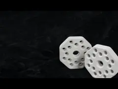 China Industrial Porous Ceramic Disc , Alumina Heating Porous Ceramic Plate for sale